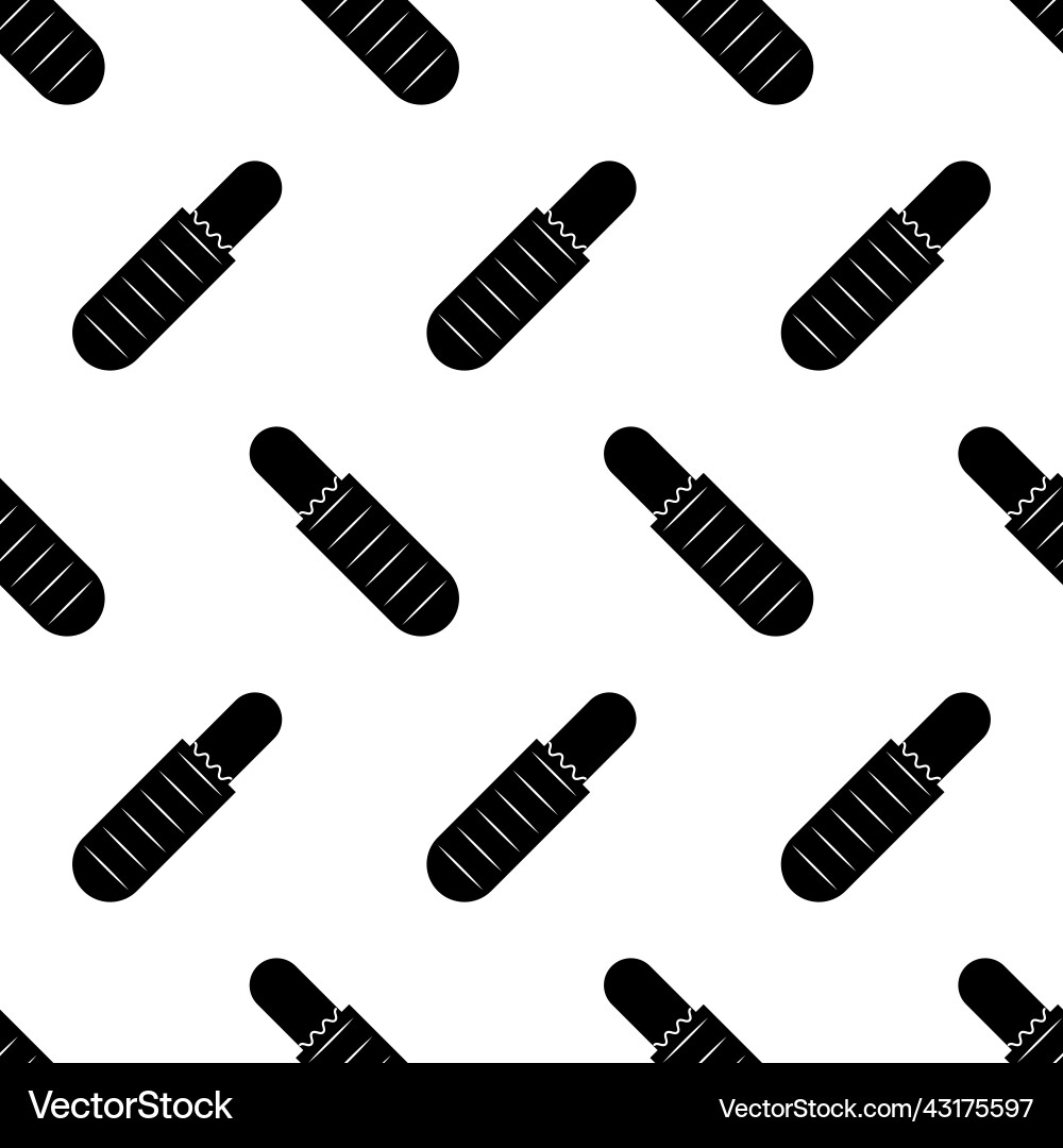 Hot dog seamless pattern fast food background Vector Image