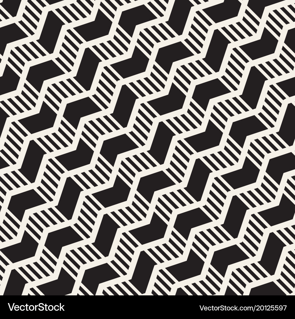 Seamless zigzag line pattern abstract Royalty Free Vector