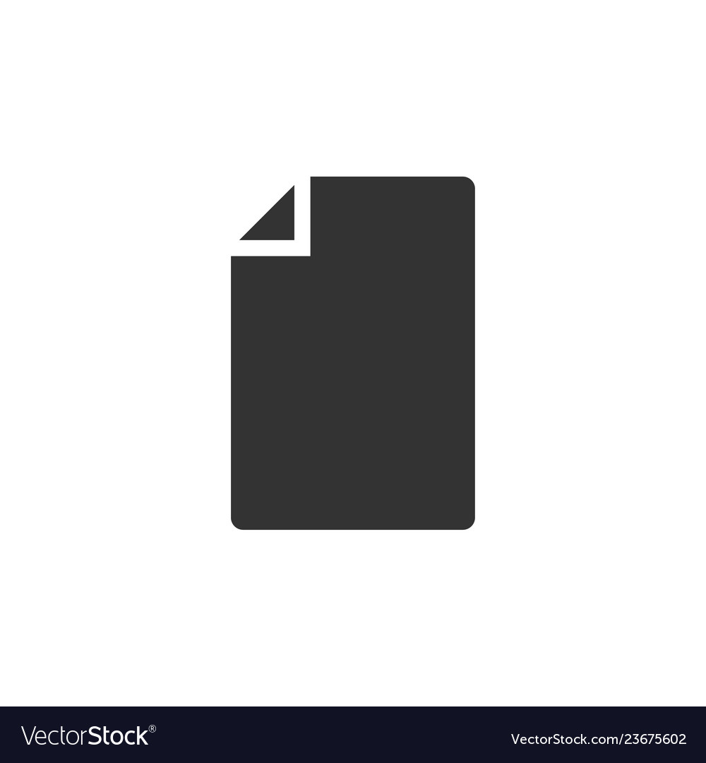 Document icon graphic design template Royalty Free Vector