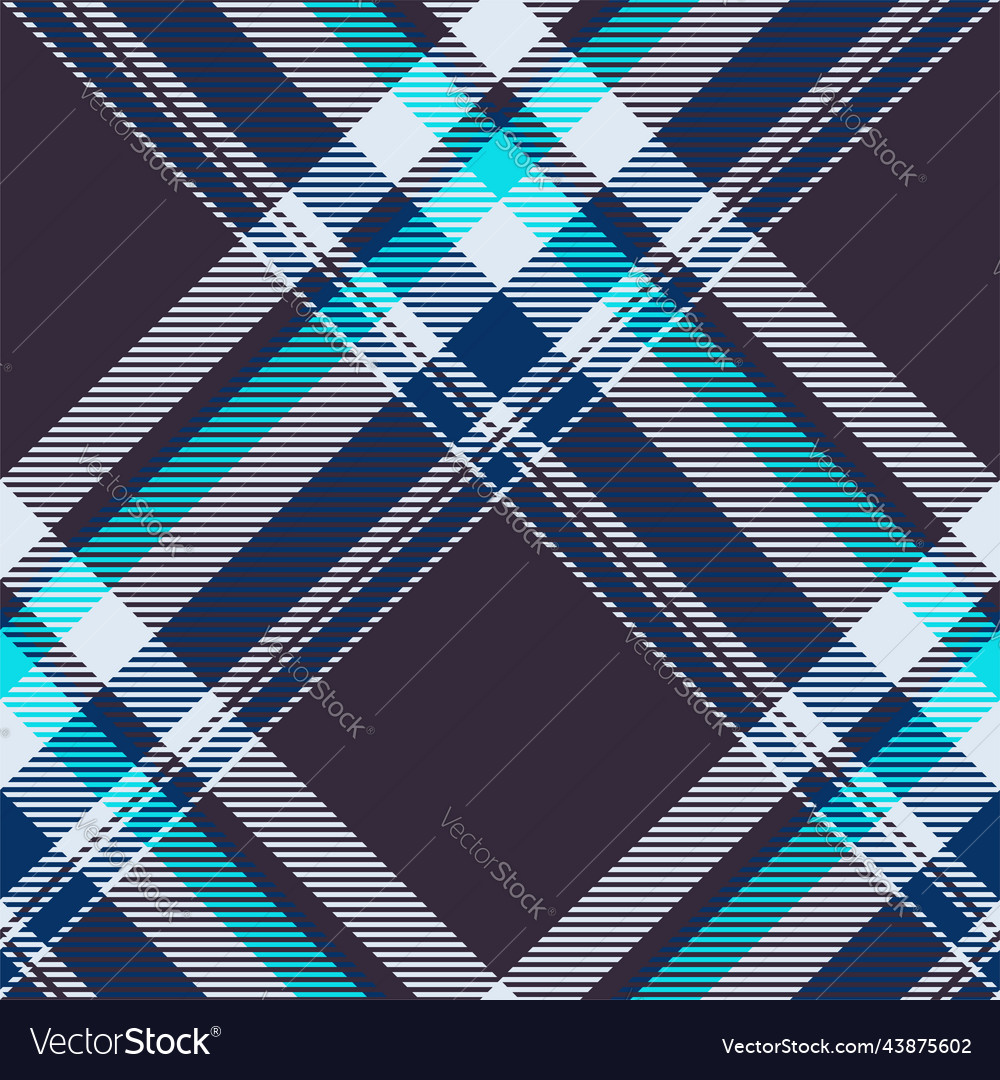 Plaid pattern check fabric texture seamless Vector Image