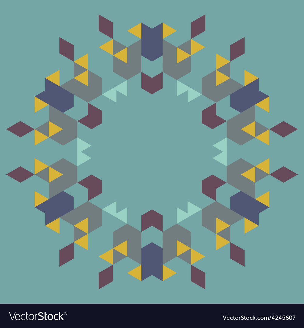 Circular geometric background Royalty Free Vector Image