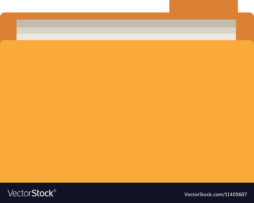 Document folder icon Royalty Free Vector Image