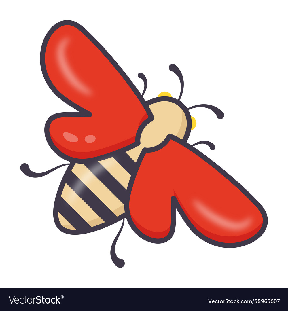 Silkworm moth Royalty Free Vector Image - VectorStock