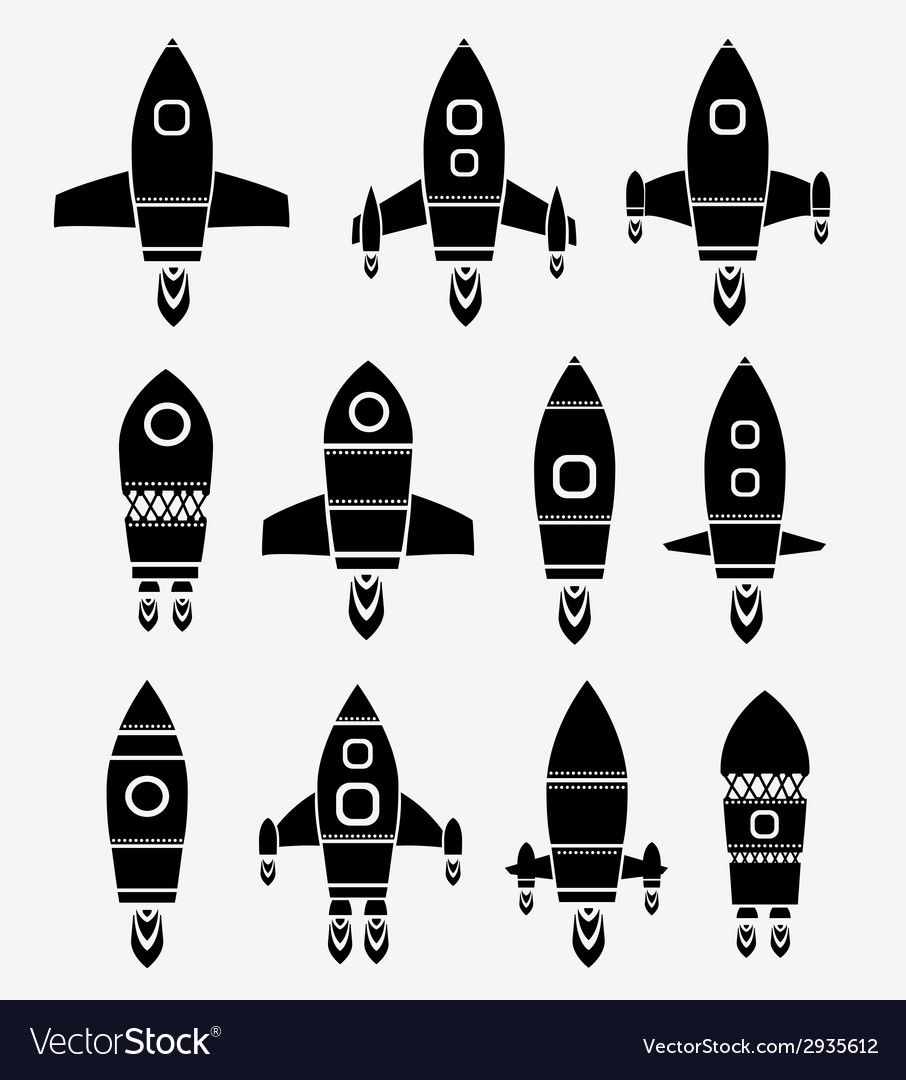 Space ship Royalty Free Vector Image - VectorStock