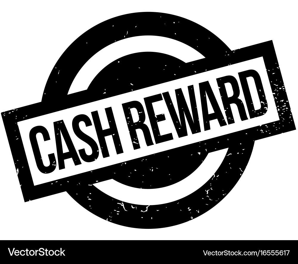 Cash reward rubber stamp Royalty Free Vector Image