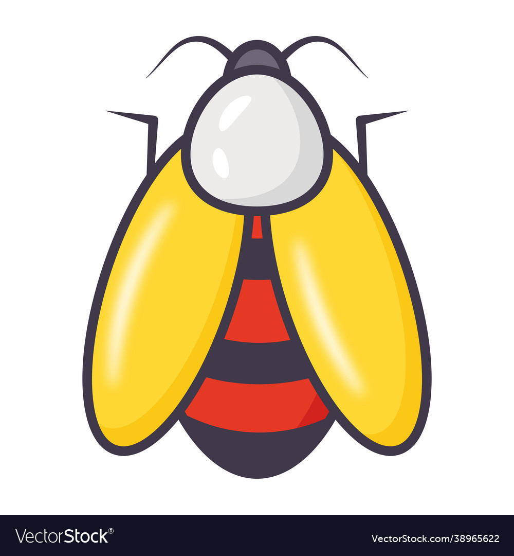 Bee drone Royalty Free Vector Image - VectorStock