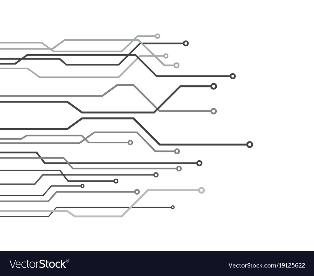 Future technology cyber Royalty Free Vector Image