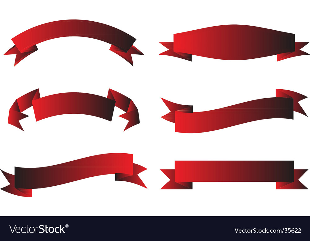 Scroll red Royalty Free Vector Image - VectorStock