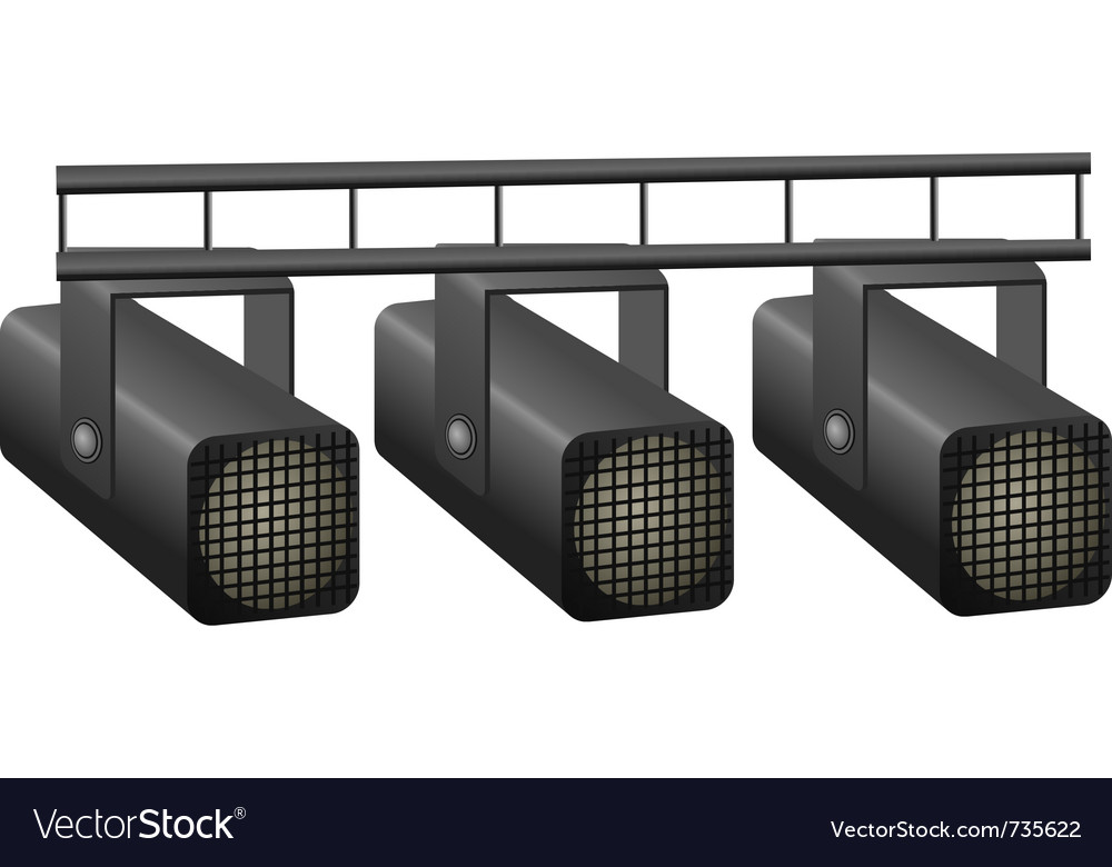 Spotlights Royalty Free Vector Image - VectorStock