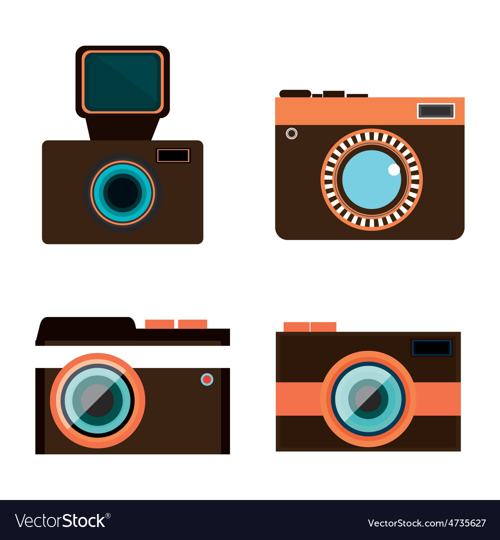 Camera design Royalty Free Vector Image - VectorStock