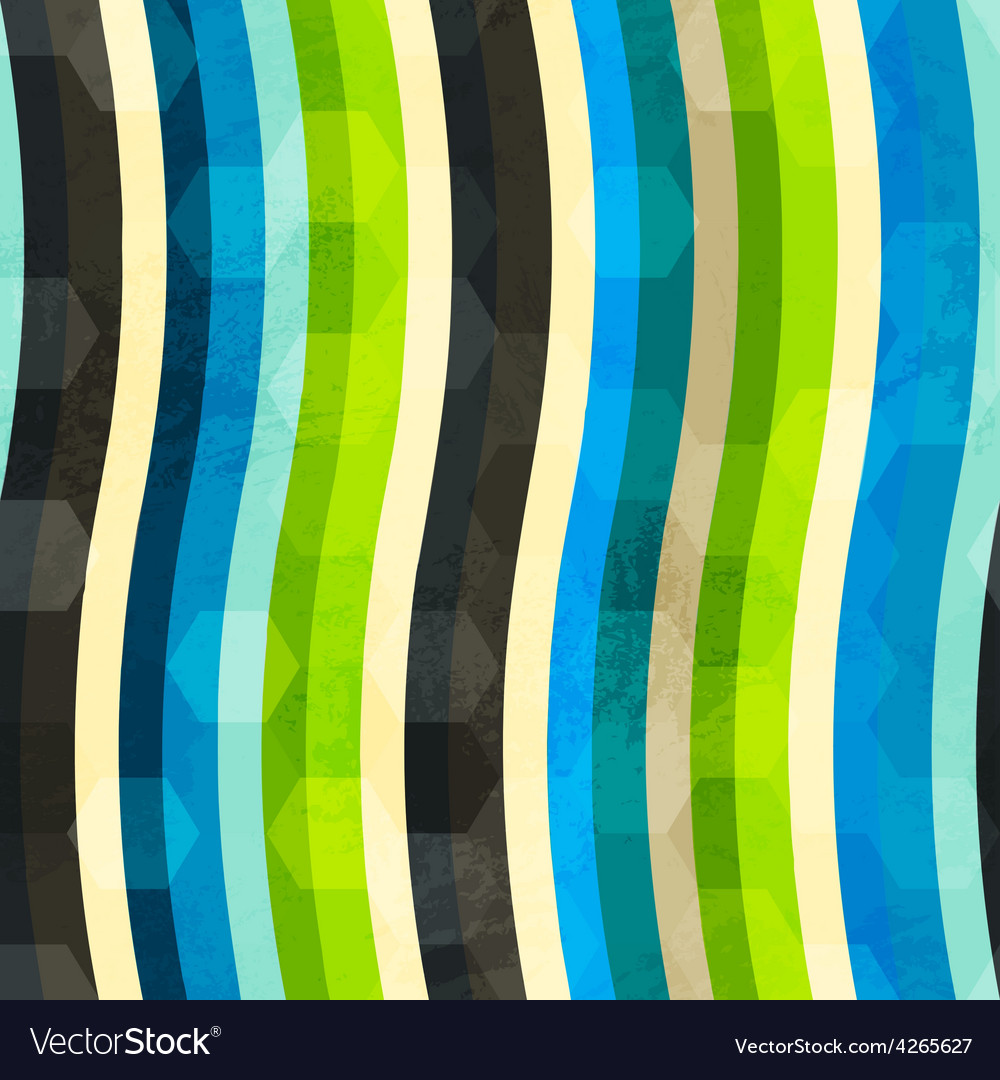 Curve Colored Seamless Royalty Free Vector Image