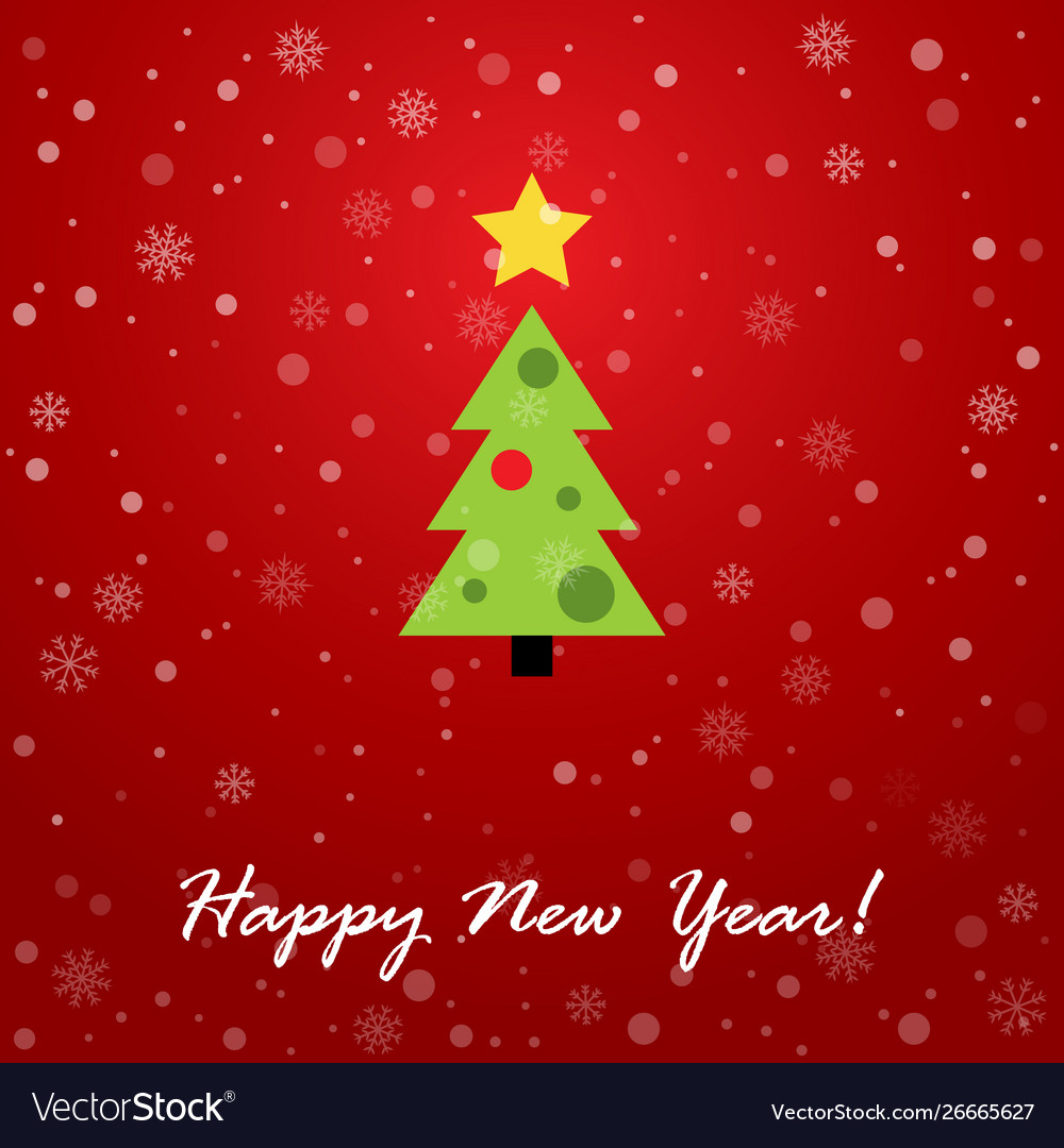 Happy new year card Royalty Free Vector Image - VectorStock