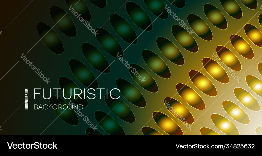 Metallic background in yellow-gold color Vector Image
