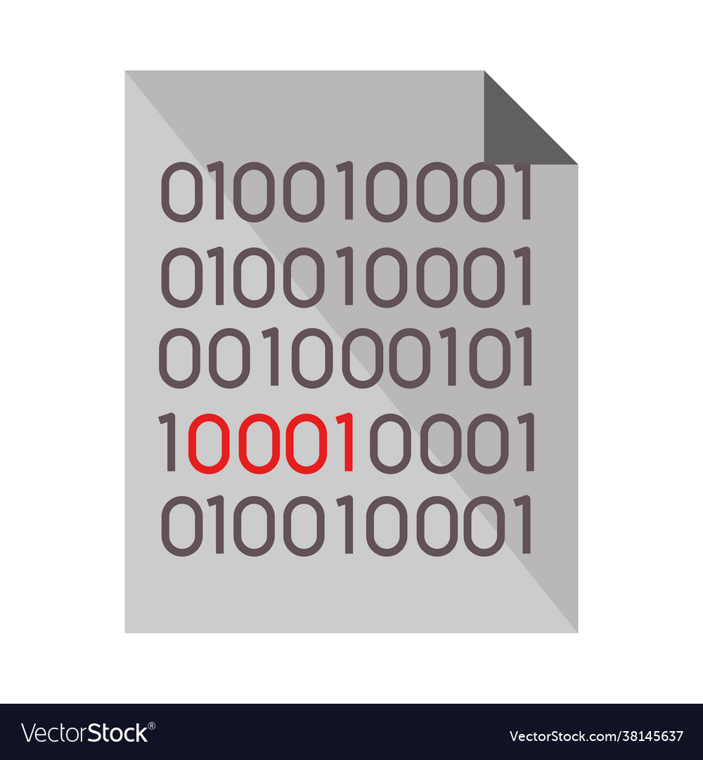 Binary code digital Royalty Free Vector Image - VectorStock