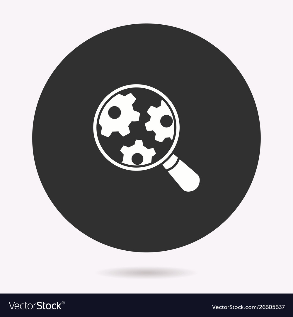Data analysis - icon isolated Royalty Free Vector Image