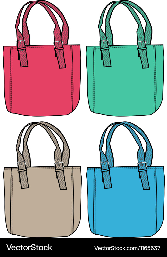 Fashion bag design Royalty Free Vector Image - VectorStock
