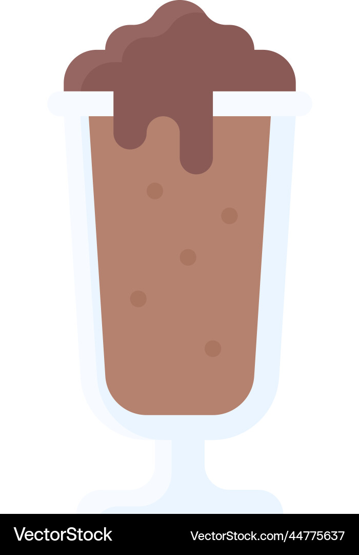 Frappe icon coffee shop related Royalty Free Vector Image