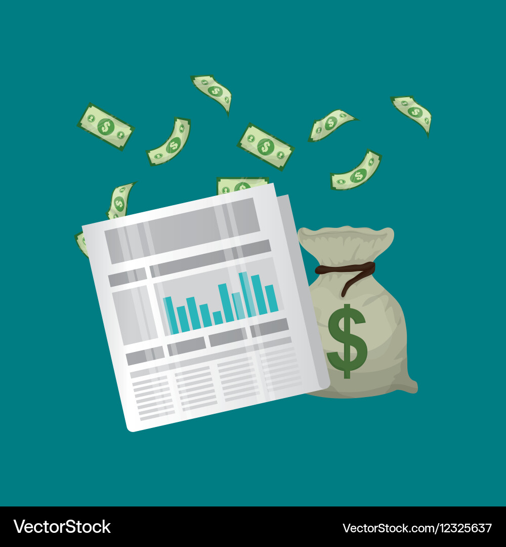 Money business financial Royalty Free Vector Image