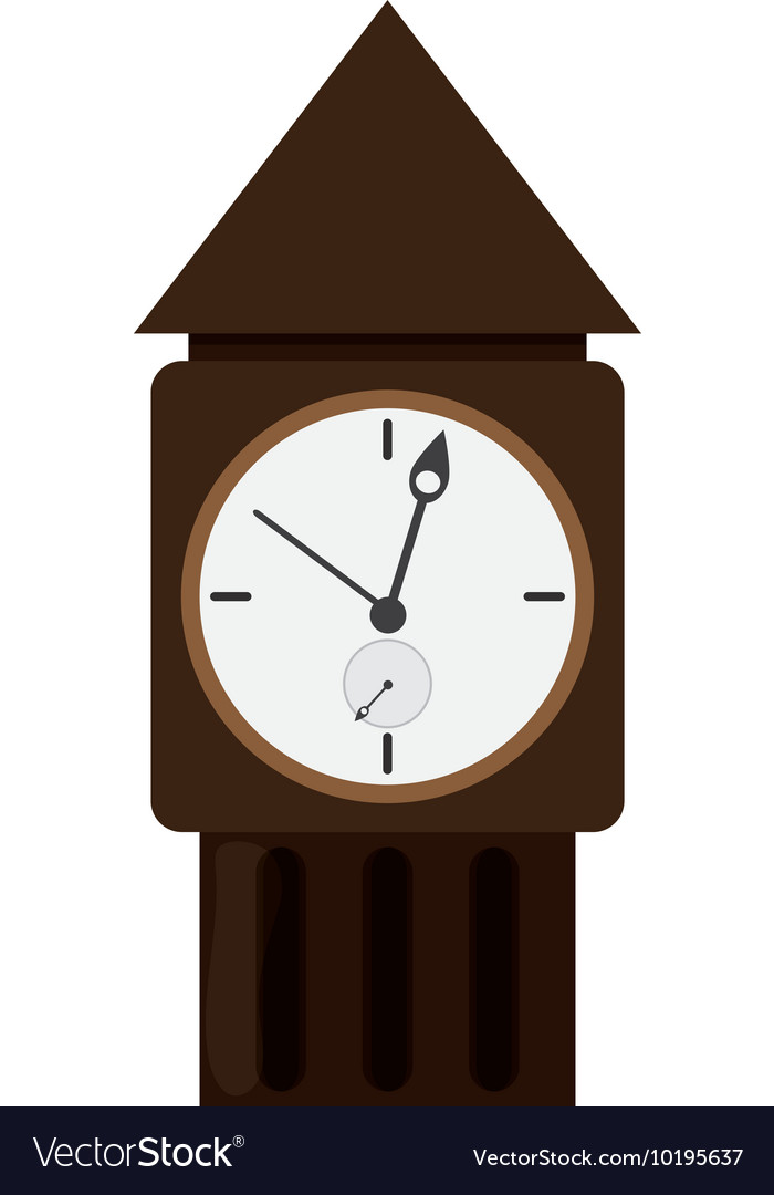 Wall clock icon Royalty Free Vector Image - VectorStock