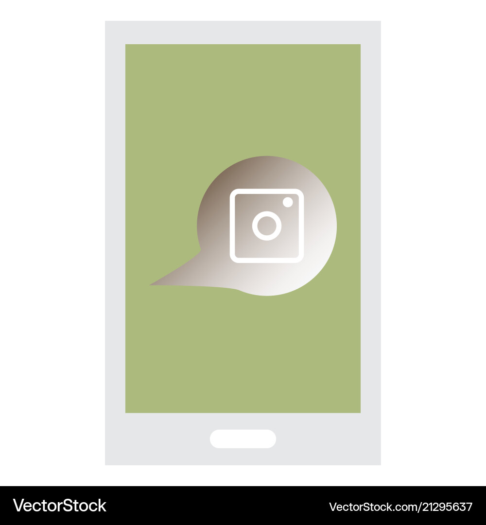 Web icon of modern lineart camera digital Vector Image