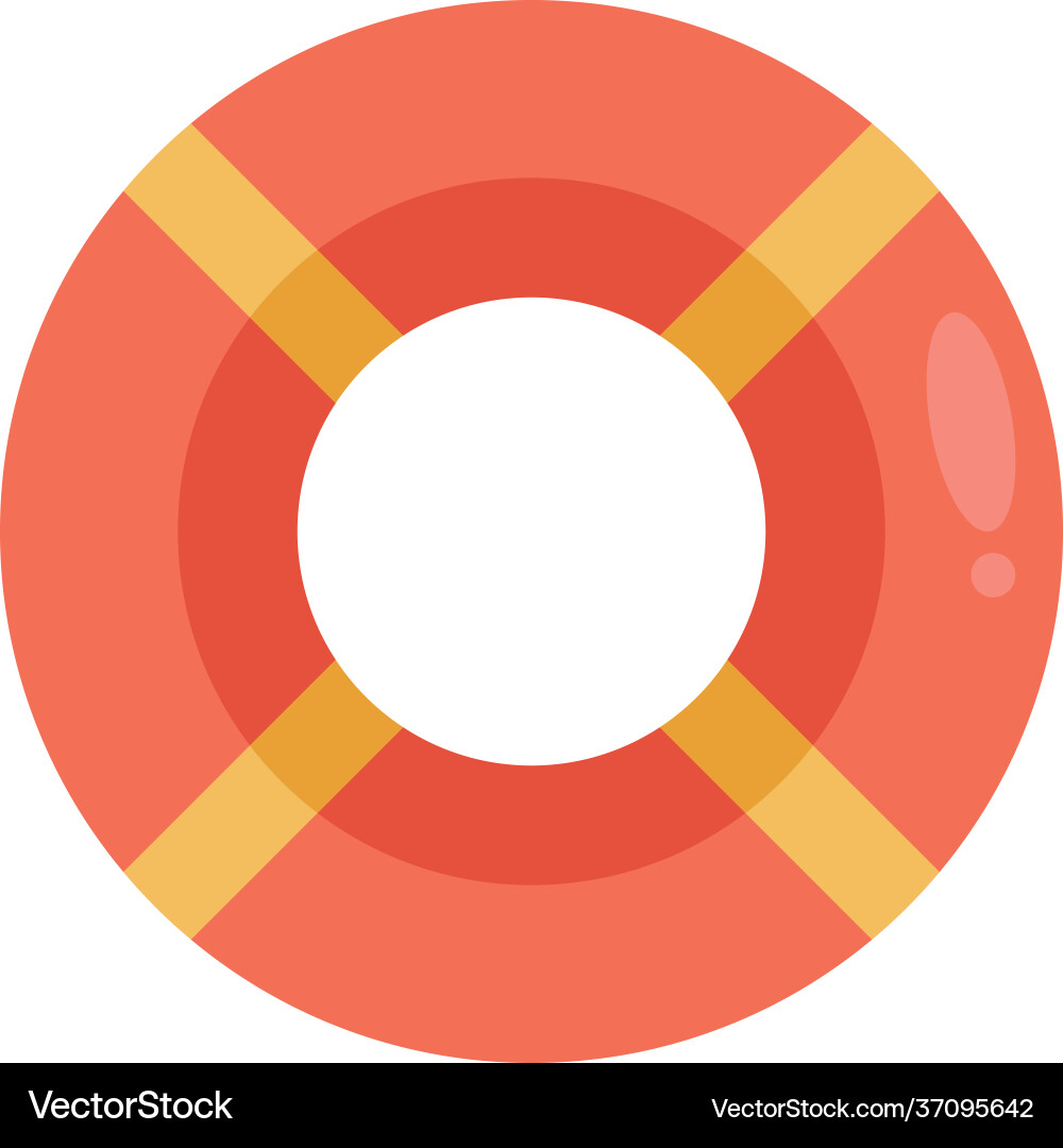 Float lifeguard accessory Royalty Free Vector Image