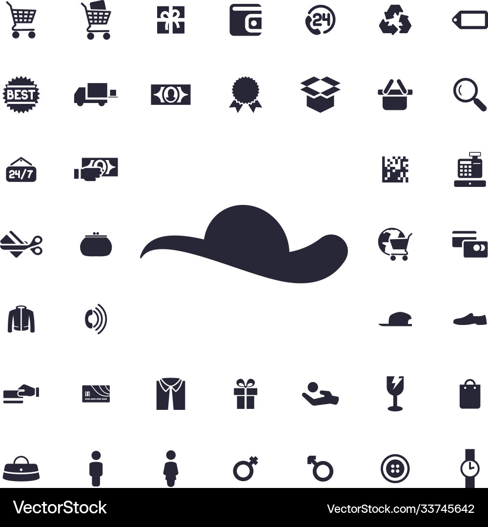 Hat icon Royalty Free Vector Image - VectorStock