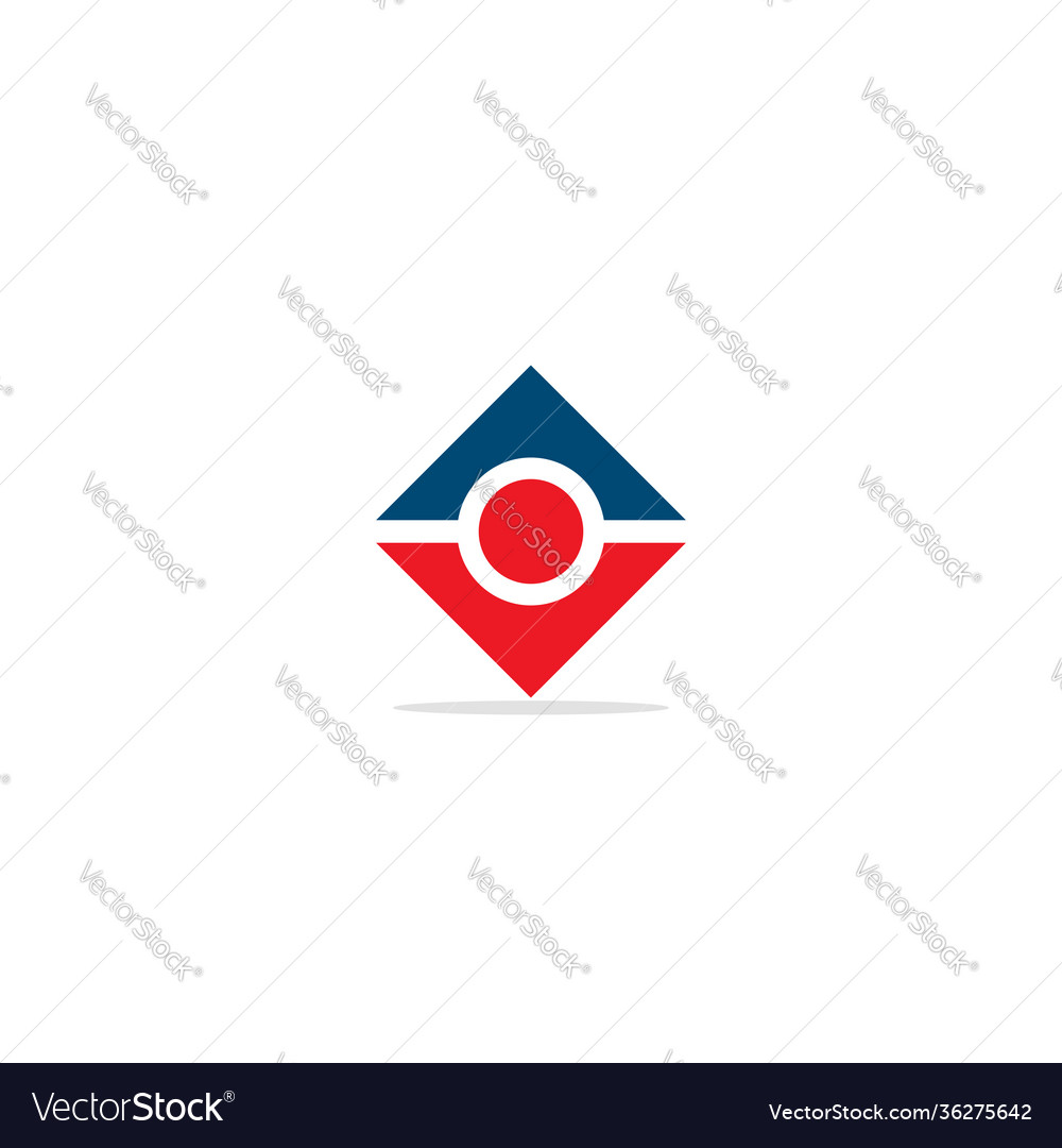 Square shape dot logo Royalty Free Vector Image