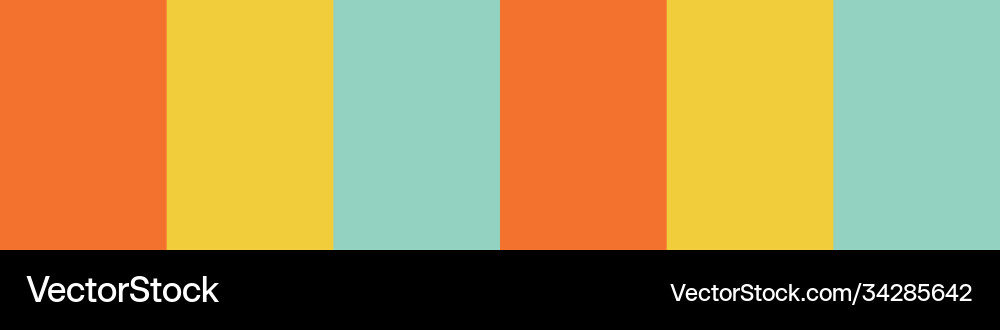 Tropical color block seamless stripe border Vector Image