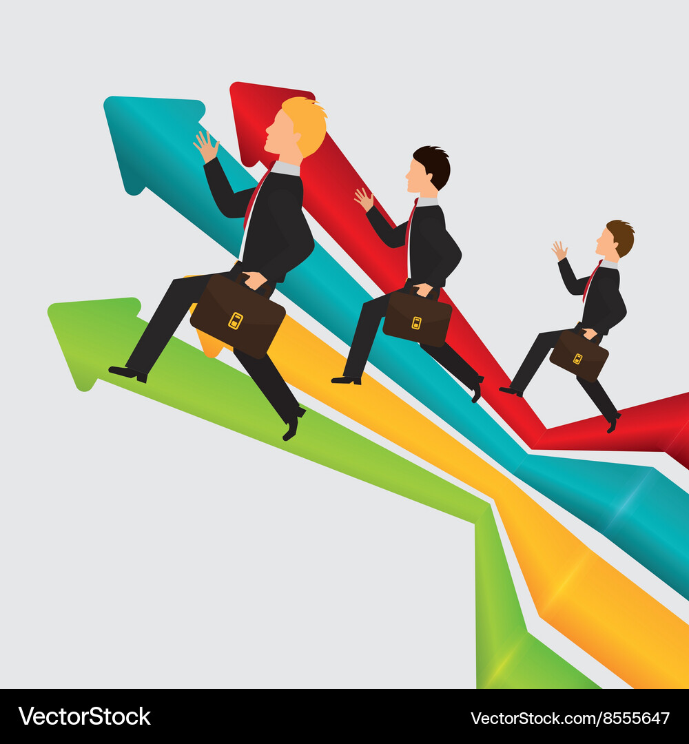 Flat of profit design editable Royalty Free Vector Image