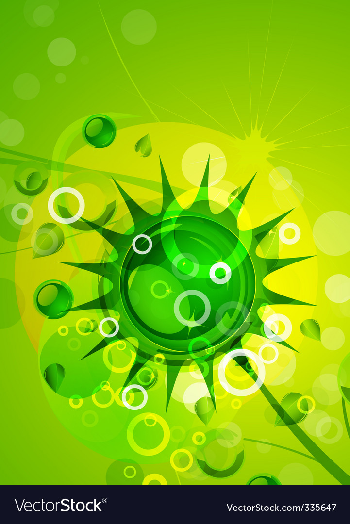 Natural themed elements Royalty Free Vector Image