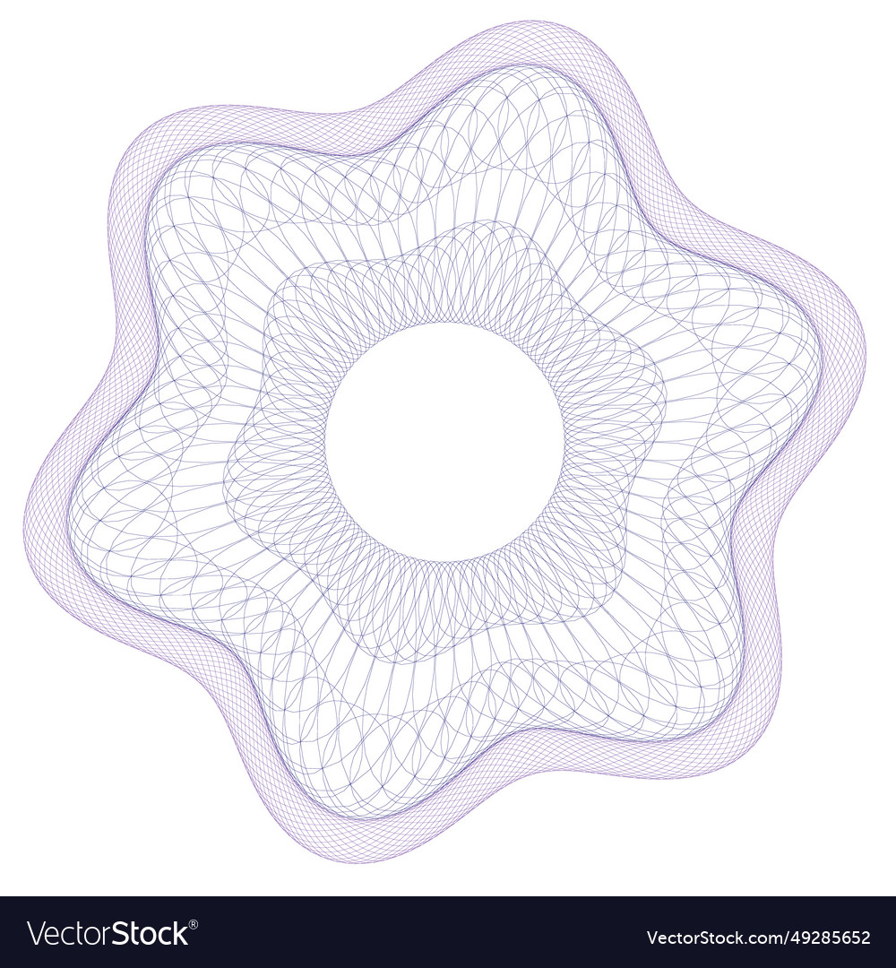 Watermark guillocewatermark pattern Royalty Free Vector