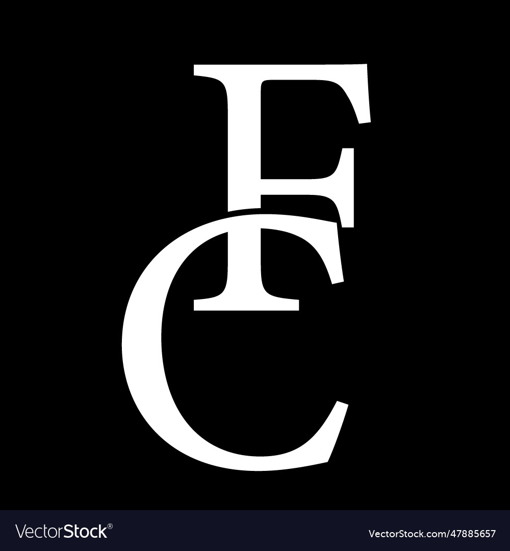 Fc-logo Royalty Free Vector Image - VectorStock
