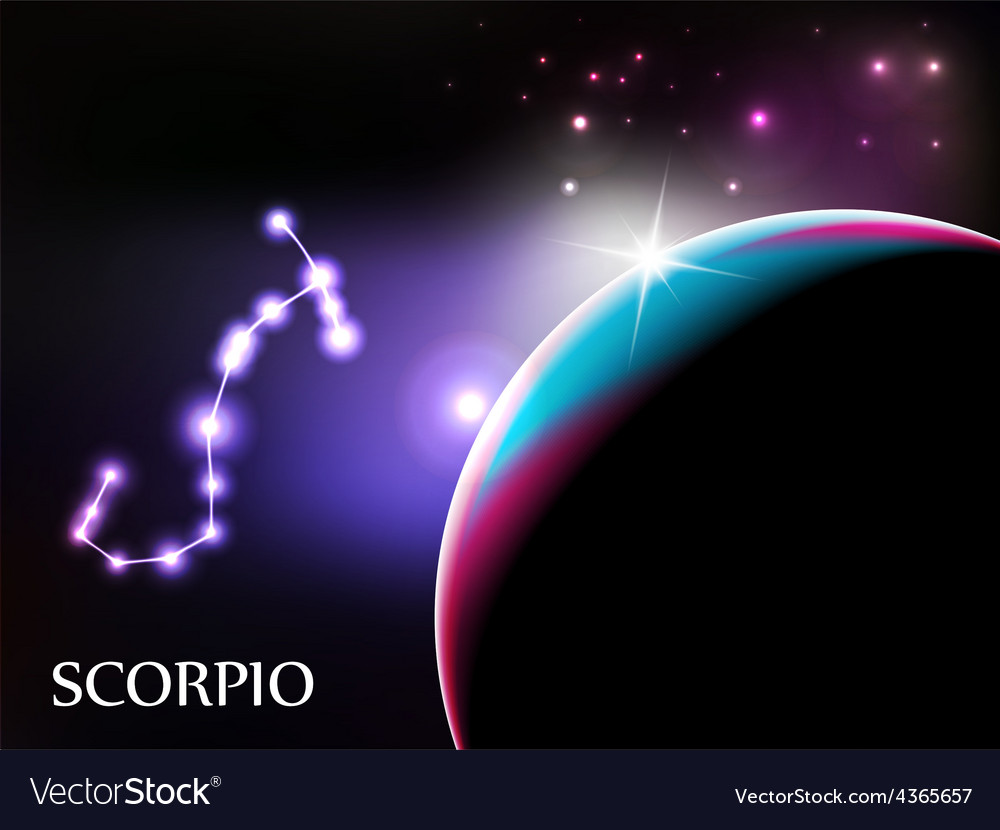 Scorpio Royalty Free Vector Image - VectorStock