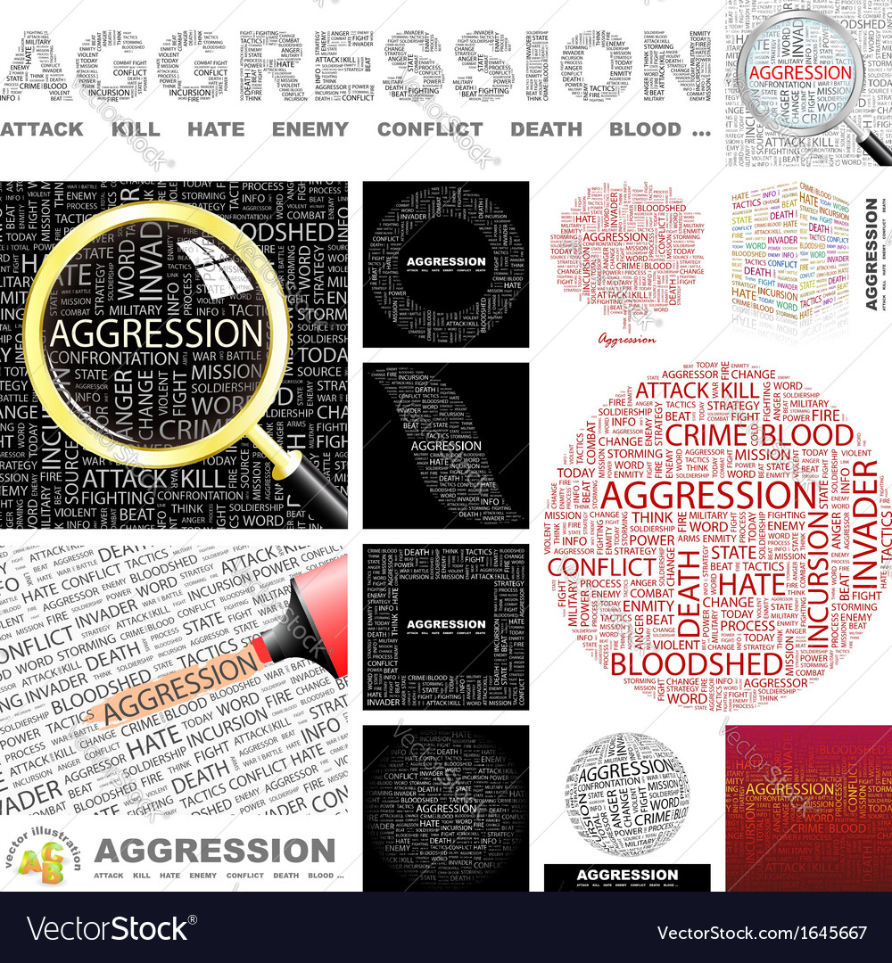 Aggression Royalty Free Vector Image - VectorStock