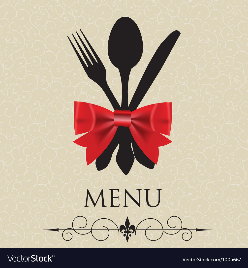 Concept of restaurant menu Royalty Free Vector Image