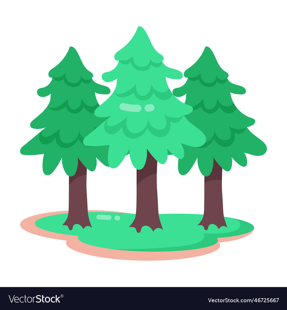 Forest Royalty Free Vector Image - VectorStock