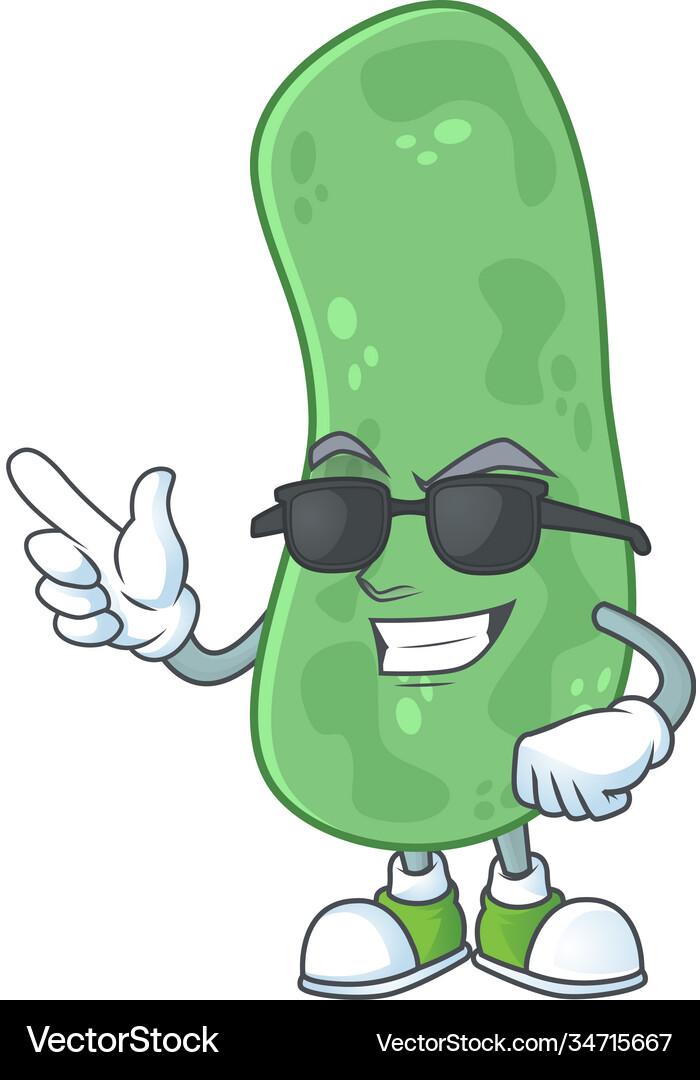 Super cute enterobacteriaceae cartoon character Vector Image