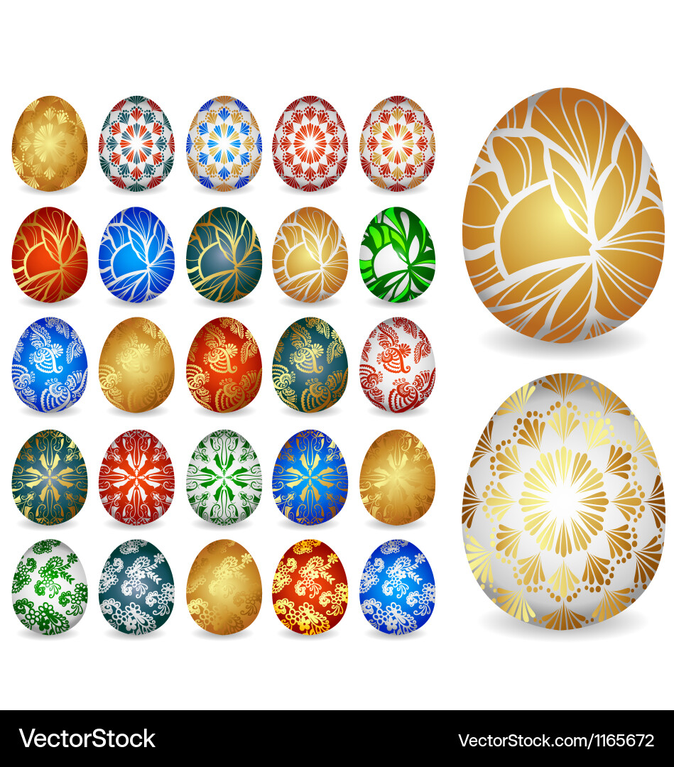 Easter egg Royalty Free Vector Image - VectorStock