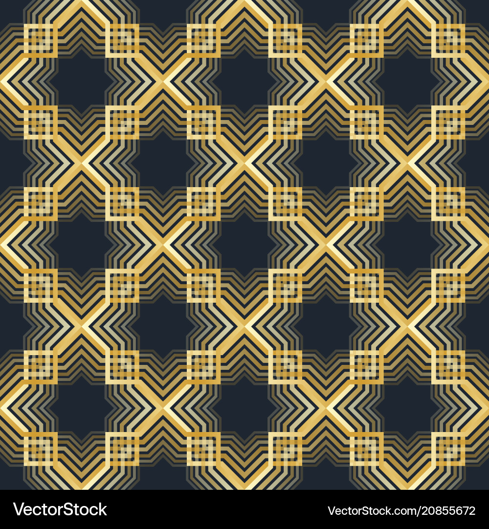 Geometric arabic seamless pattern islamic texture Vector Image