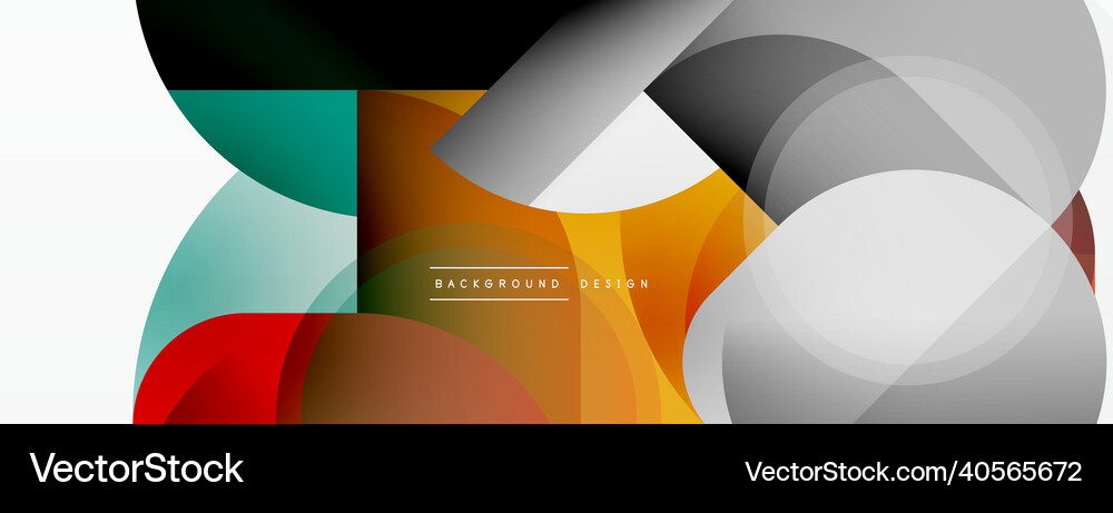 Geometrical minimal wallpaper geometric shapes Vector Image