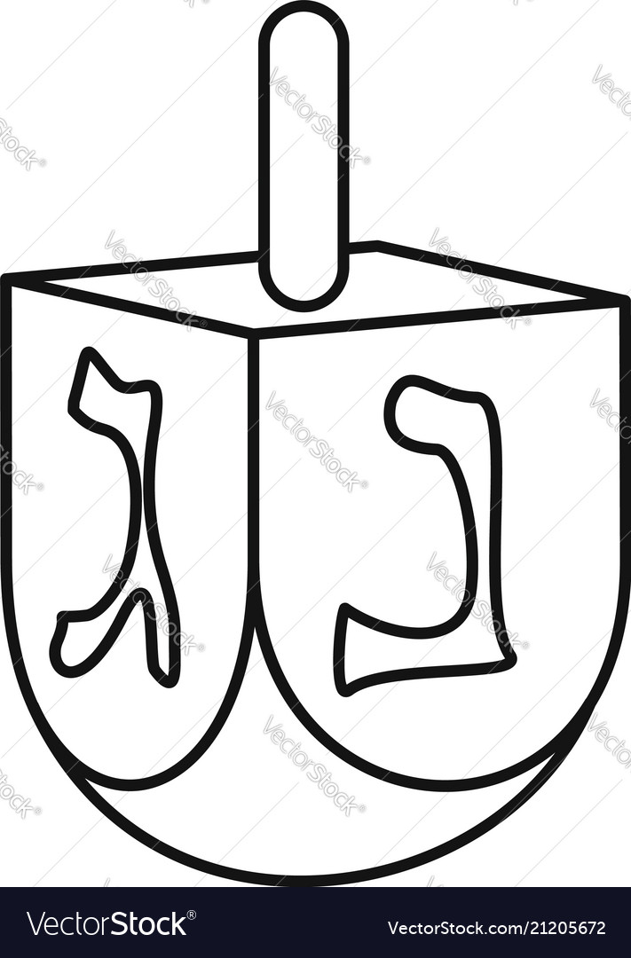 Printable Dreidel Outline Printable Word Searches