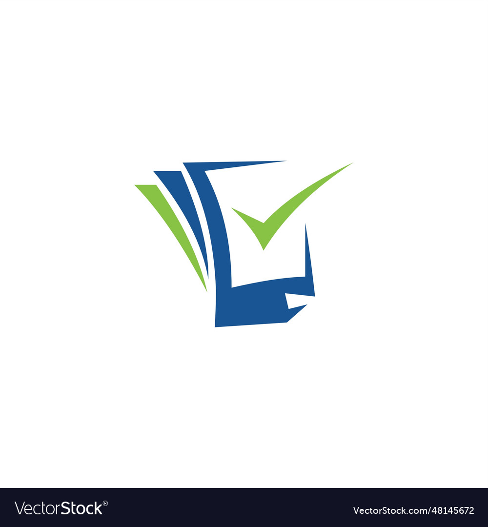 Learning book logo template creative Royalty Free Vector