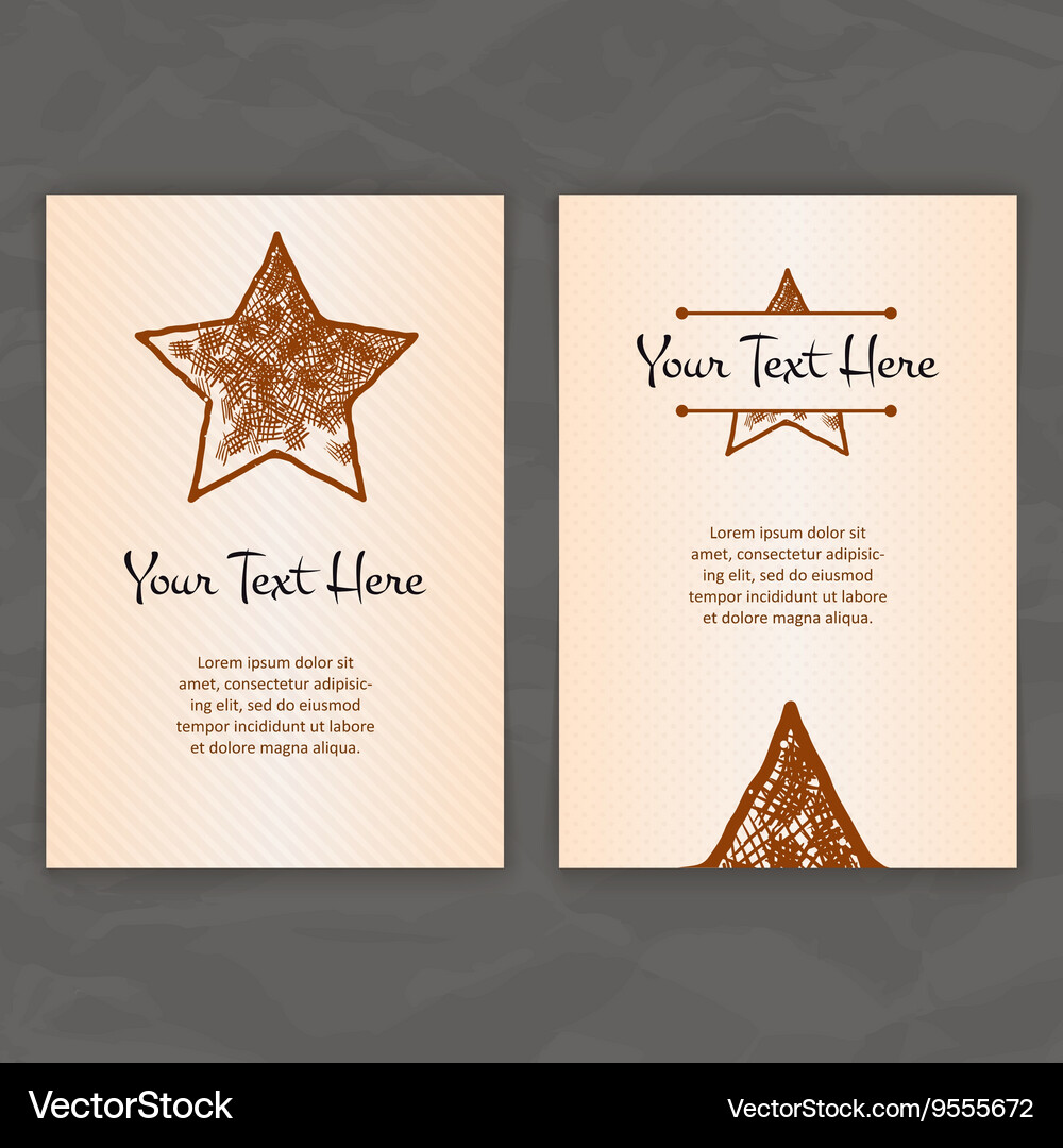 Set design templates business card Royalty Free Vector Image