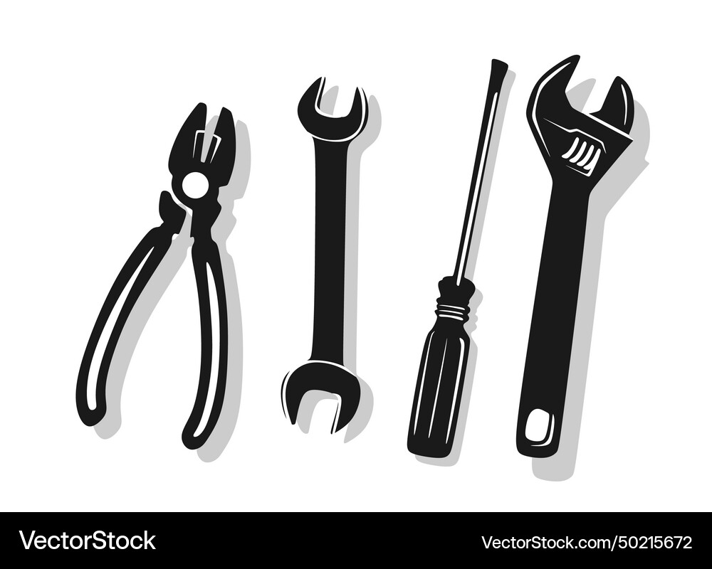 Some tools with best quality Royalty Free Vector Image