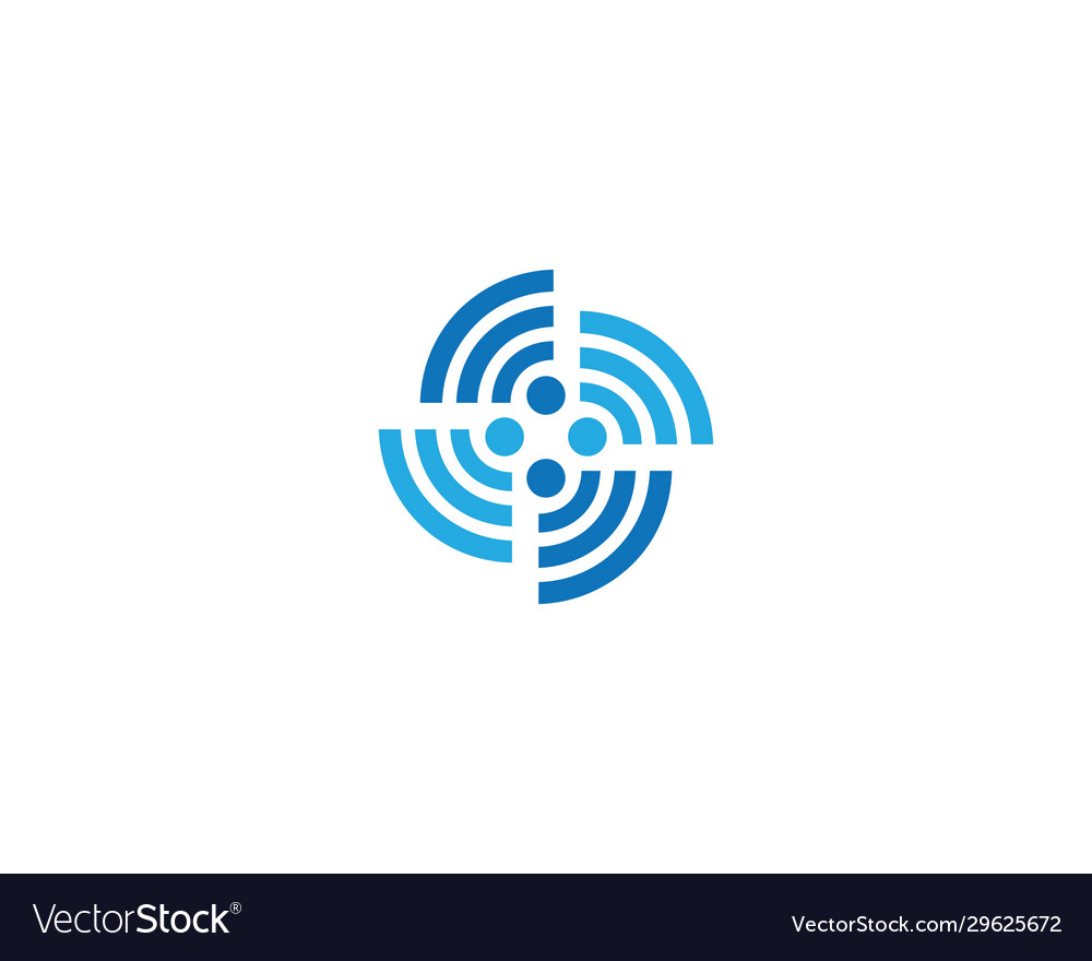 Wireless symbol Royalty Free Vector Image - VectorStock