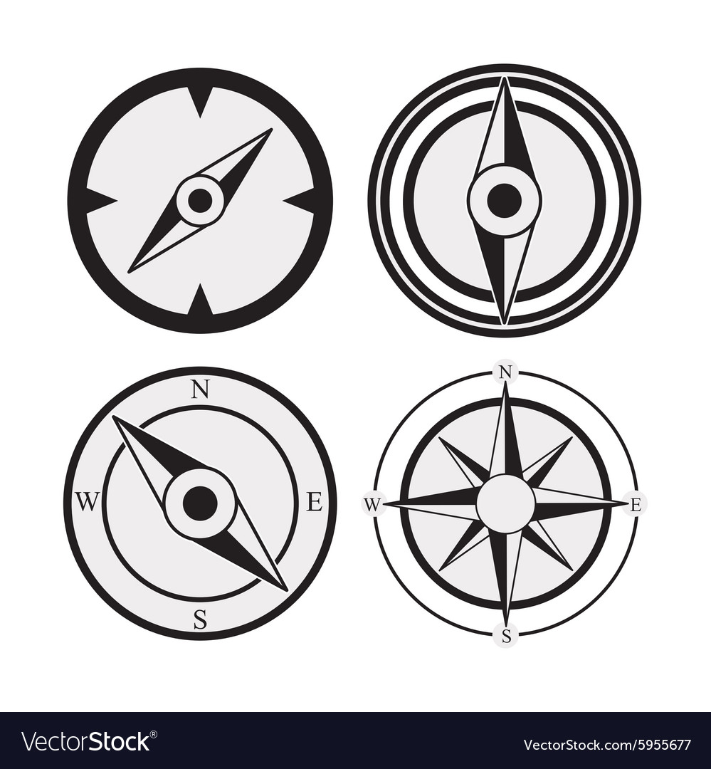 Compass design Royalty Free Vector Image - VectorStock