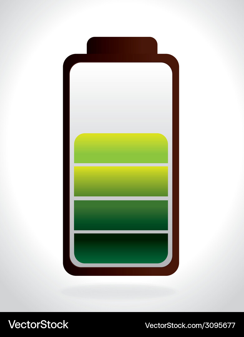 Energy design over white background Royalty Free Vector