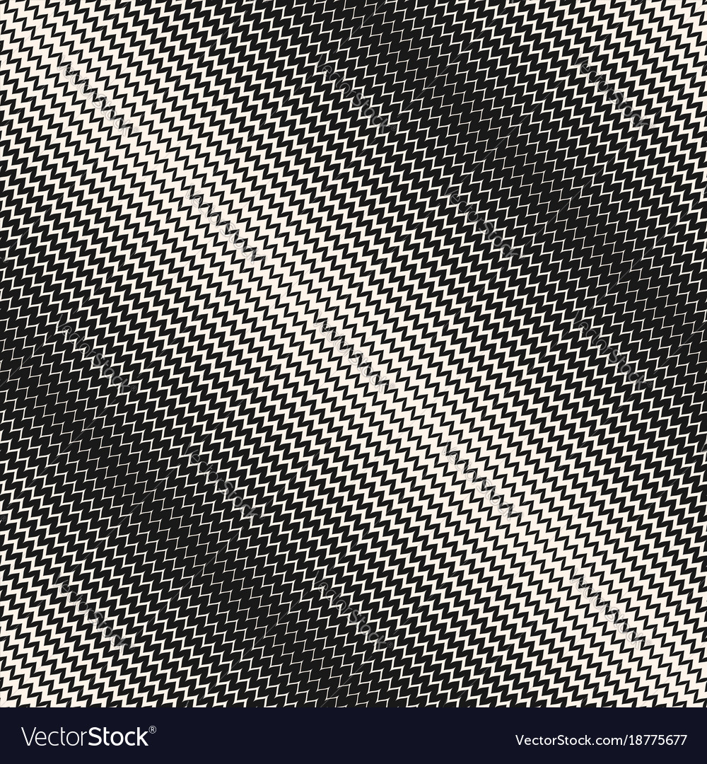 Halftone seamless pattern diagonal zig zag lines Vector Image Halftone seamless pattern diagonal zig zag lines Vector Image