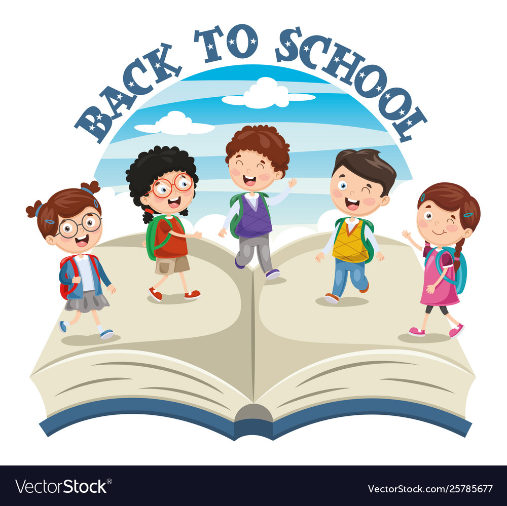 School elements Royalty Free Vector Image - VectorStock