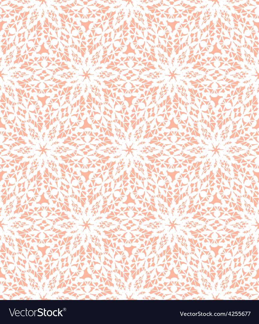 White lace pattern Royalty Free Vector Image - VectorStock